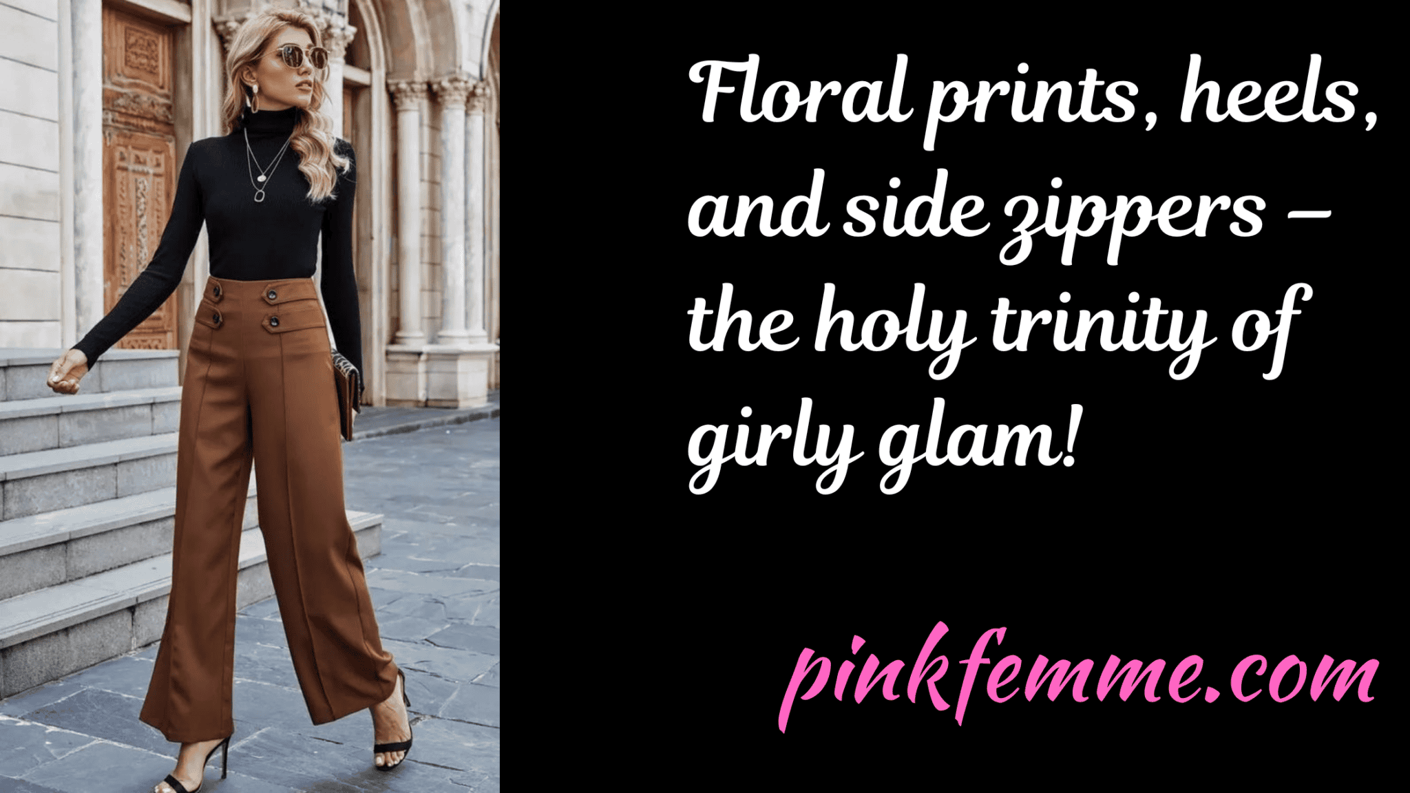 Feminine Flair: Your Girly Guide to Styling Side Zipper Pants | PinkFemme