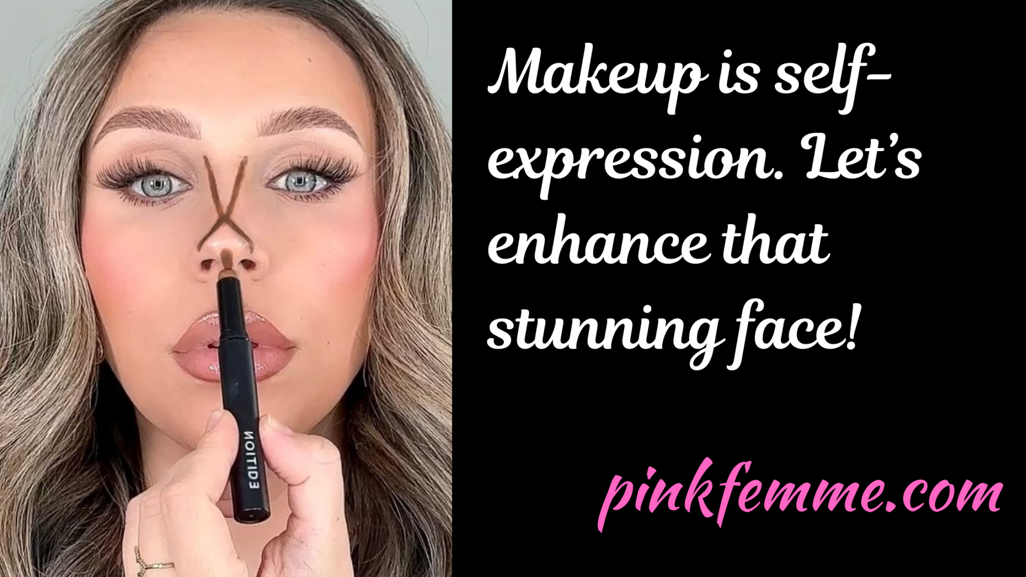 How to Contour Your Nose and Make It Look Smaller | PinkFemme