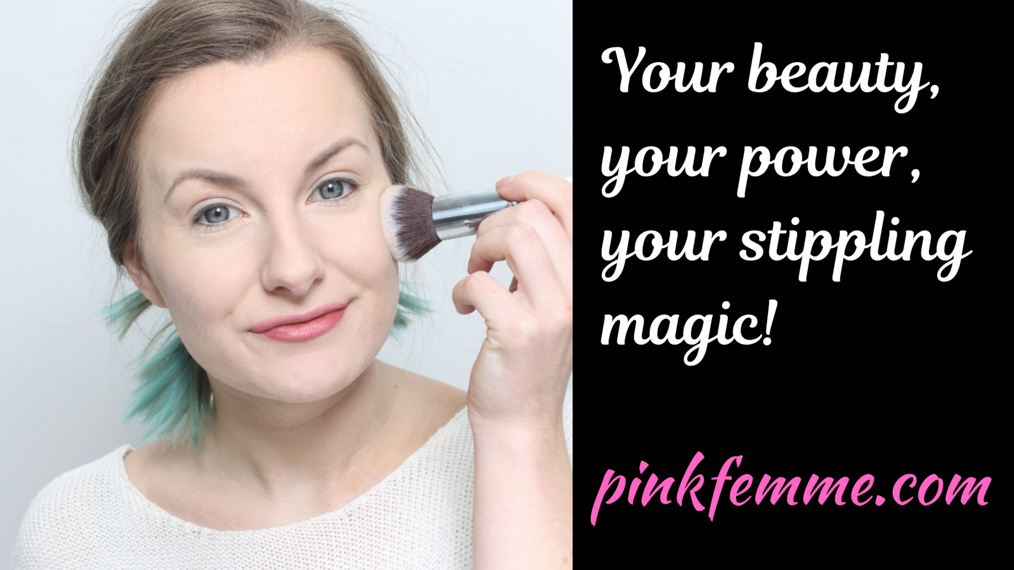 How to Use a Stippling Brush | PinkFemme